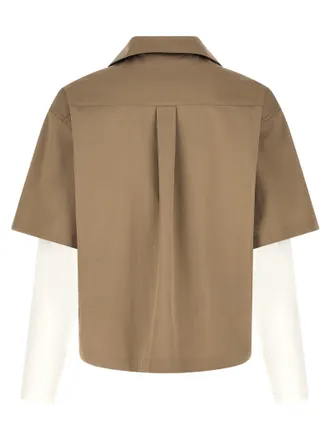 Balenciaga Deconstructed Cotton Shirt - Beige