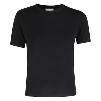 Roberto Collina Femme, Tops, Noir, Taille: 36 FR T-shirt en maille