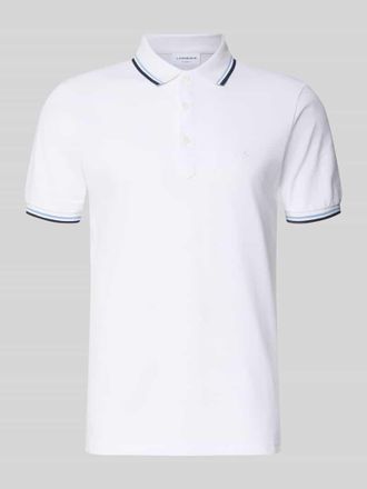 Lindbergh Relaxed Fit Poloshirt mit Kontraststreifen