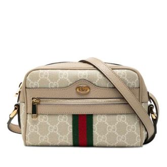 Gucci Sac bandouli&egrave;re vintage en toile Pre-owned - Femme - Pre-owned - Beige - Taille: ONE Size