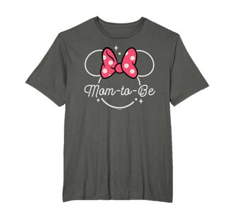 Disney Minnie Mouse Mom-to-Be Head Icon Magic Mothers Day T-Shirt