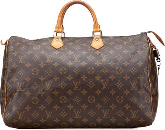 Louis Vuitton Crossbody Bags - Monogram Speedy 40 - Gr. unisize - in Braun - für Damen