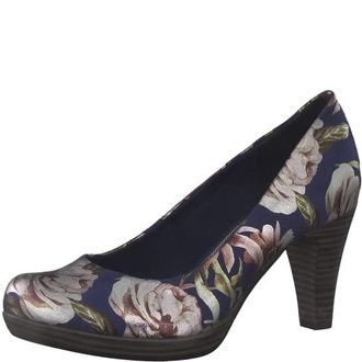 Marco Tozzi Femme Damen 2-2-22411-20 Escarpins, Marine (Navy Flower), 38 EU
