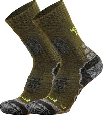 Wald & Forst Jagd- und Trekkingsocken - 2er-Pack Oliv 4