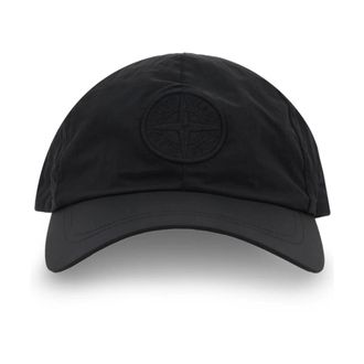 Stone Island Homme, Accessoires, Noir, Taille: L Casquette Logo