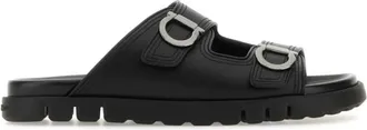 Ferragamo Homme, Chaussures, Noir, Taille: 41 EU Chaussons Confortables Colly pour un Confort Quotidien