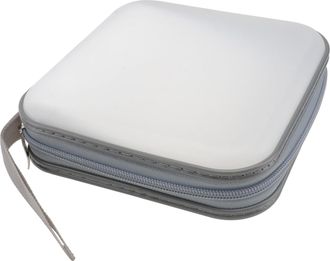 Angoily Fach CD Tasche aus Hartplastik Tragbarer DVD Organizer mit Rei&szlig;verschluss Sto&szlig;feste Disc Aufbewahrungstasche f&uuml;r Auto Reise und Zuhause Schmutzabweise