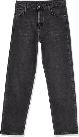 Trendyol MAN Herren Anthracite Baggy/ 90s Straight Fit Loose Denim Trousers Tmnss24je00012 Jeans, Anthracite, 31W EU