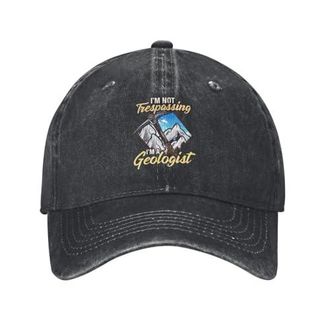Generic Je Ne suis Pas en Train De P&eacute;n&eacute;trer sur Une Propri&eacute;t&eacute; Priv&eacute;e, Je suis G&eacute;ologue. G&eacute;ologie Homme Femme Casquette Trucker Soft Hip-Hop Cap Anti UV Casque