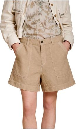 Mason's Femme, Shorts, Beige, Taille: 38 FR Dallas Cargo Bermuda