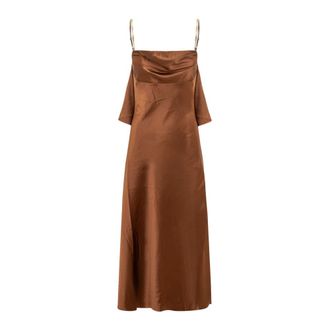 Rebecca Vallance Phoenix Midikleid - - Dresses - Damen - Braun - XS