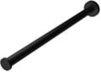 Geesa Nemox Handtuchhalter 1-armig, Handtuchstange Edelstahl, Farbe: Schwarz, 49 x 49 x 380 mm