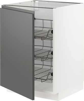 IKEA METOD Unterschrank mit Drahtkörben