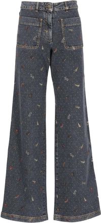 Etro Wide Jeans - - Jeans - Damen - Blau - W26