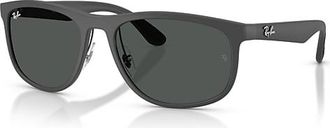 Ray-Ban Rb4468 Liteforce Sonnenbrillen Sand Grau Fassung Grau Glas 59-18