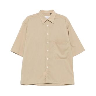 Costumein Short Sleeve Chemises - Homme - Chemises - Beige - Taille: XL