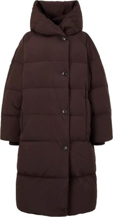 TOMBOY hooded button jacket - Braun