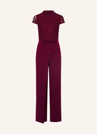 Adrianna Papell Jumpsuit Im Materialmix rot