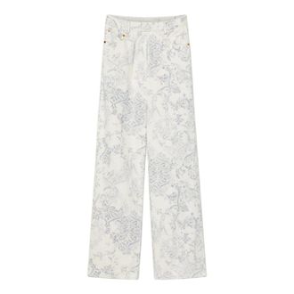 Forte_Forte Femme, Jeans, Violet, Taille: 38 FR 14624Mypants Pantalon 5 Poches Taille Haute