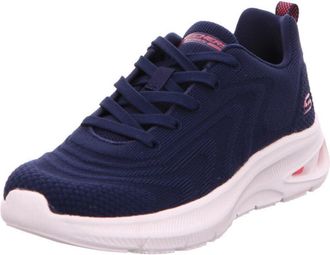 Skechers Damen BOBS Unity Sleek Prism Sneaker, Marineblau gestrickt, 41 EU
