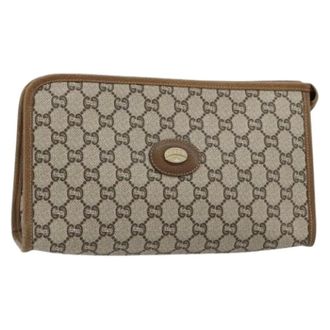 Gucci Sac pochette vintage Pre-owned - Femme - Pre-owned - Beige - Taille: ONE Size
