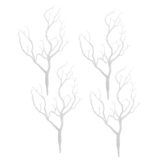 Cabilock 4 St&uuml;ck Halloween Dekoration AST Geweih Baumzweige Ranke K&uuml;nstliche Pflanzen Innenzweig F&uuml;r Dekorationen Echte K&uuml;nstliche Trockene Zweige Dekore Trock