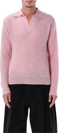 Auralee Homme, Pulls, Rose, Taille: XL Skipper Polo