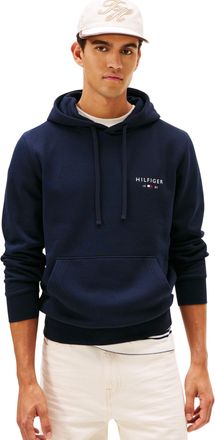 Tommy Hilfiger Herren Brand Love Small Hilfiger Hoodie MW0MW41429 Pullover Hoodie, Blau, Gr&ouml;&szlig;e L, Blau (Desert Sky), L