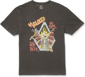 Volcom Just Beer T-Shirt Herren (Black, L)