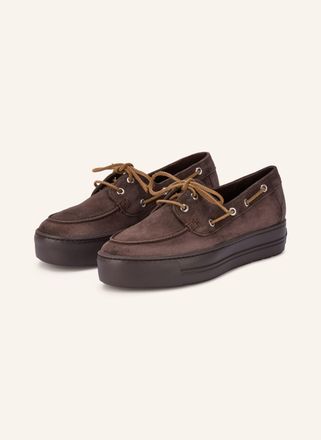 Paul Green Bootsschuhe Grain braun