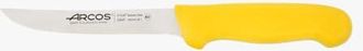 Arcos Ausbeinmesser mit Nitrum Edelstahlklinge 16 cm - Professionelles Messer zum Entbeinen von Fleisch - Ergonomischer Griff aus Polypropylen, Gelb, Serie 
