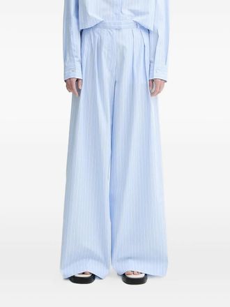 Won Hundred pantalon à fines rayures - Bleu