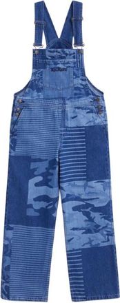 Kickers Femme, Combinaisons et Ensembles, Bleu, Taille: 42 FR Salopette en coton Lifestyle Dungaree