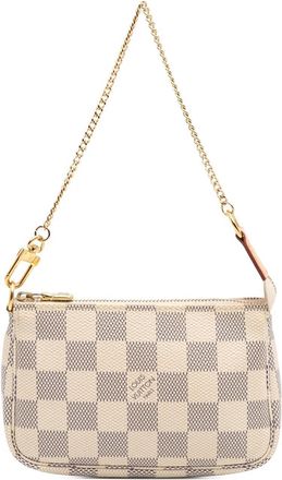 Louis Vuitton Crossbody Bags - Damier Azur Mini Pochette Accessoires - Gr. unisize - in Weiß - für Damen