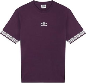 Umbro T- Shirt Supporter Style Sport, Violet/Blanc, M Homme