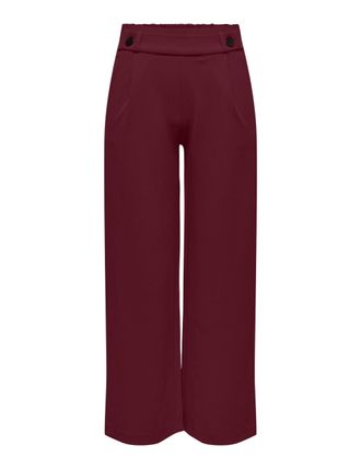 Jacqueline de Yong JdY Damen Jdygeggo Life New Long Pant JRS Noos Breites Bein Culotte, Cabernet, XXS x 30L