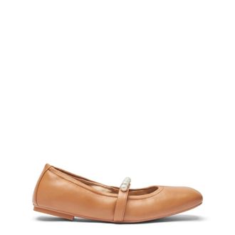 Stuart Weitzman Femme, Chaussures, Brun, Taille: 37 1/2 EU Ballerines Goldie