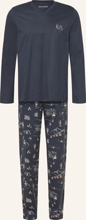 Schiesser Schlafanzug Family blau