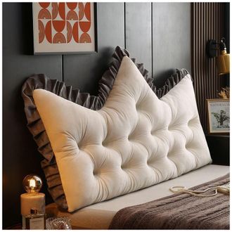 Generic 8,90 * 55cm,Kopfteil Gro&szlig;es R&uuml;ckenkissen Weiches Bequemes Ruhe-Lesekissen 2 in 1 R&uuml;ckenlehne und Kopfkissen Langes Kissen f&uuml;r Couch und Bett