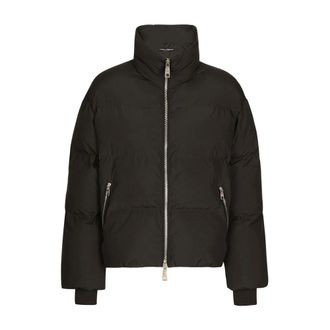 Dolce & Gabbana Stilvolle Jacke f&uuml;r M&auml;nner - - Jackets - Damen - Schwarzk - L