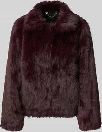s.Oliver Black Label Webpelzjacke mit verdeckter Knopfleiste