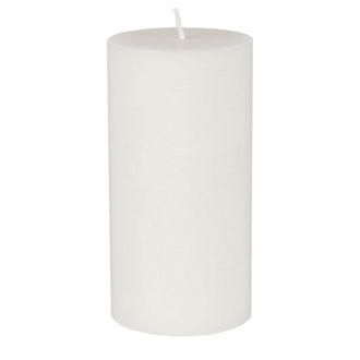 Papstar 8 Stumpenkerzen Ø 70mm 150mm weiß aus 100% Stearin durchgefärbt