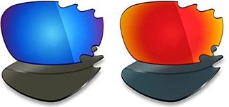 MRY 2 paires de verres polarisés de rechange pour lunettes de soleil Oakley Jawbone ventilées - Options