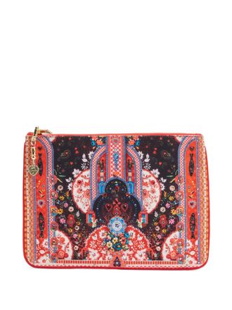 Camilla petite pochette en toile - Rouge