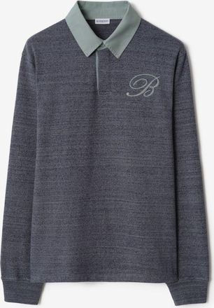 Burberry Polo de rugby en coton moulin&eacute;, Size: XS