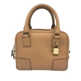Loewe Pre-owned Cuir sacs-main - Femme - Pre-owned - Beige - Taille: ONE Size
