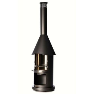 Buschbeck Edelstahlkamin Buschbeck Auckland dunkelgrau L65 x B65 x H230 cm