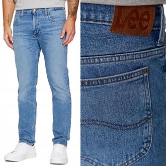 Lee Herren Rider Jeans, Blau, 34W / 34L EU