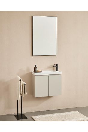 MID.YOU Mid.you Badezimmer Coast, Kaschmir, Holzwerkstoff, 3-teilig, Kiefer, 60x140x22 cm, FSC Mix, CE, h&auml;ngend, individuelle Inneneinteilung, Badezimmer, Bad