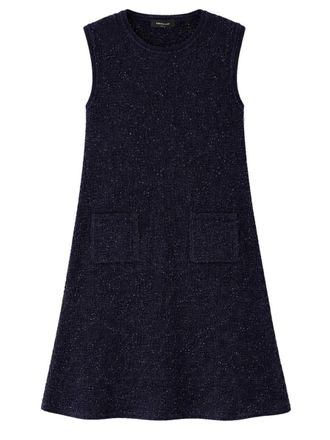 Fabiana Filippi Sequin-Embellished Cotton Mini Dress - Blue